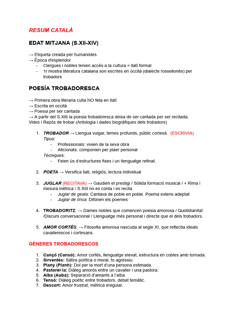 Resum Català | PDF