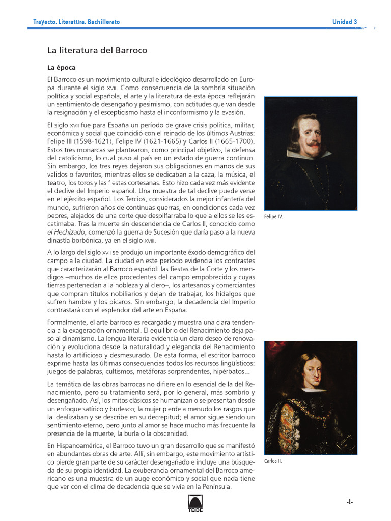 El Barroco | PDF | Barroco | Molière