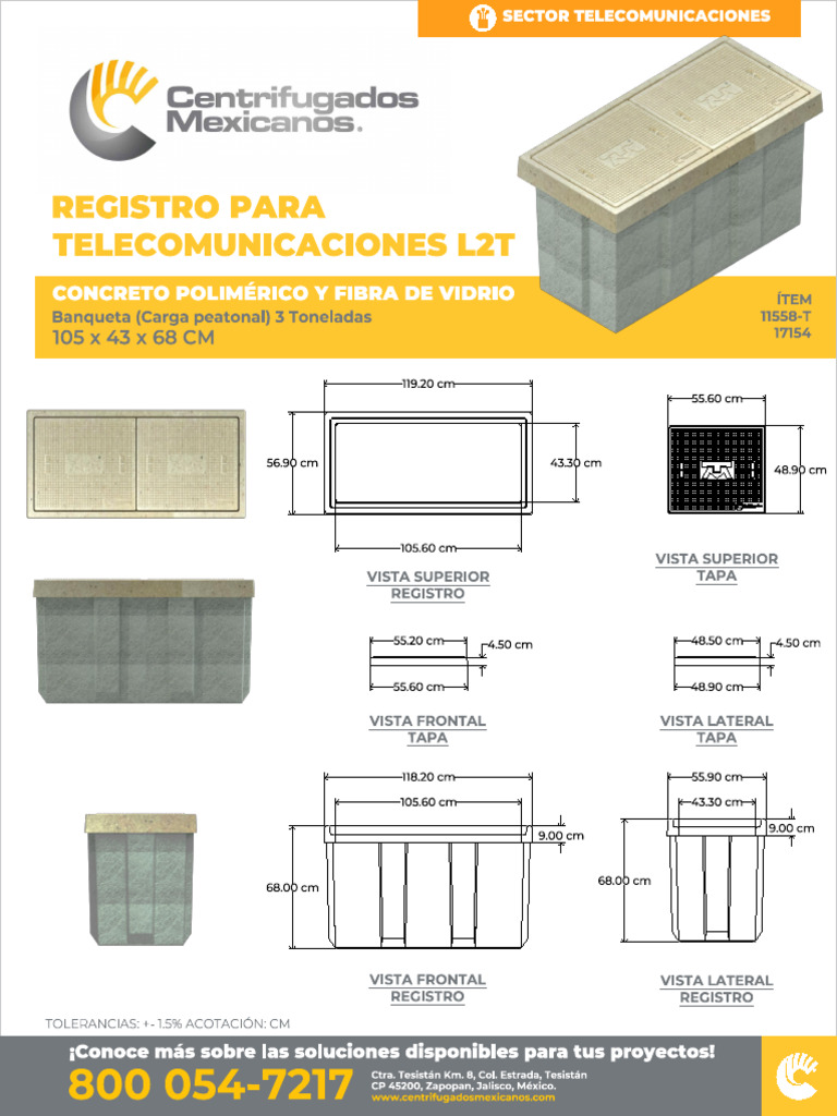 FTP46 - Registro para Redes Telefonicas L2T | PDF | Sector secundario de la economía ...