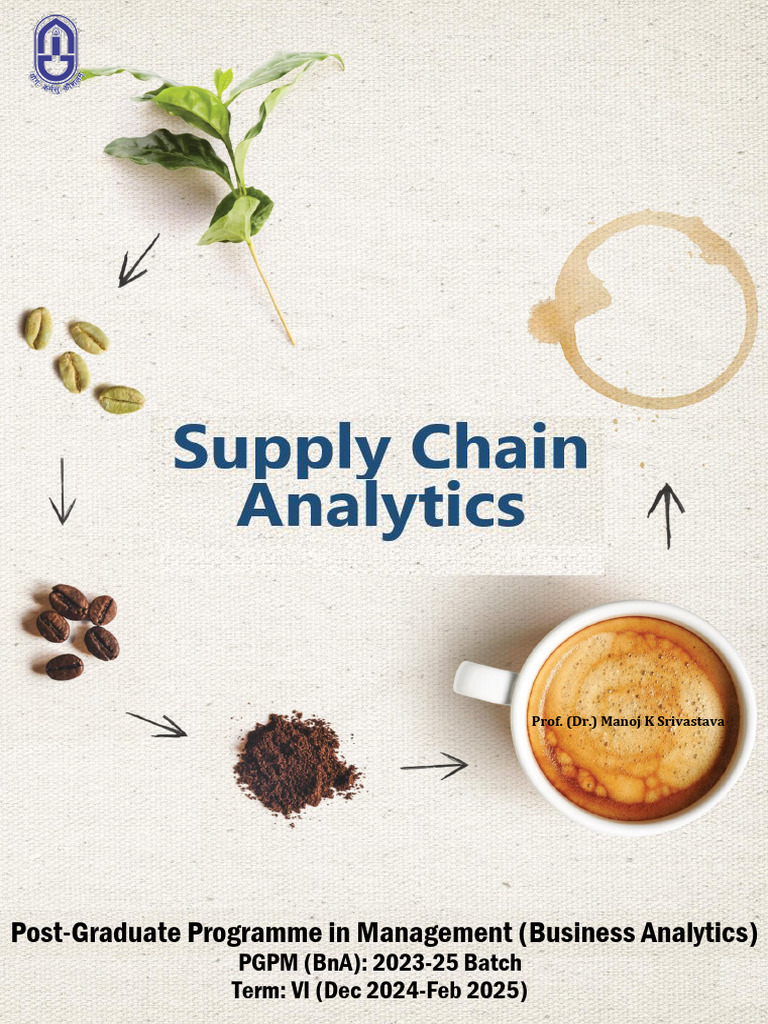 SCA PGP (BnA) Booklet Jan 2025 | PDF | Analytics | Supply Chain