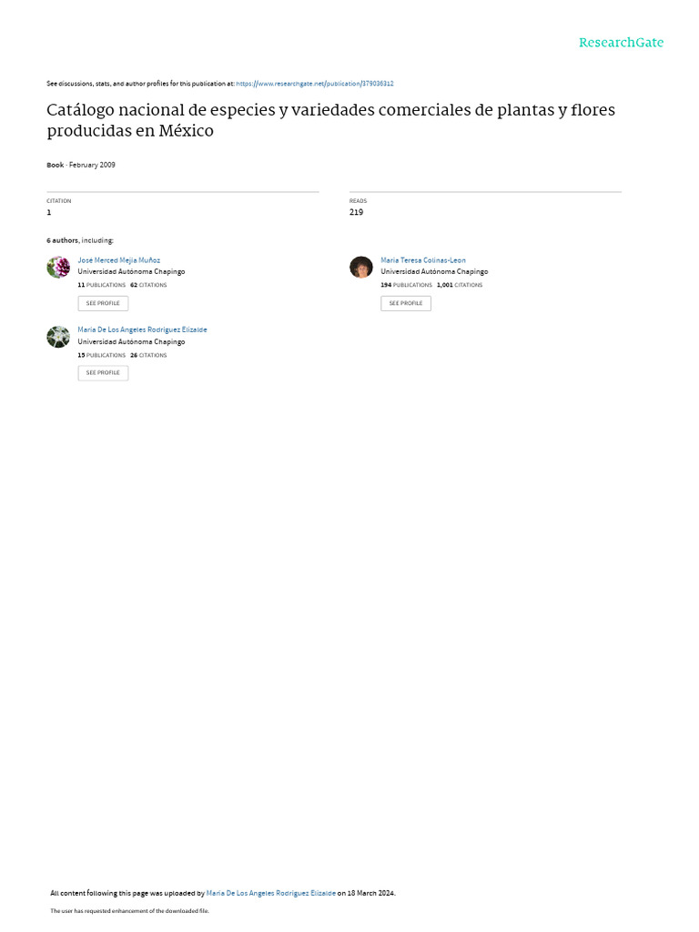 Catalogo Final | PDF | México | Plantas