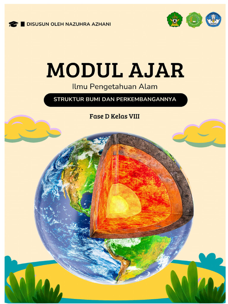 Modul Ajar Struktur Bumi Kelas 8 | PDF