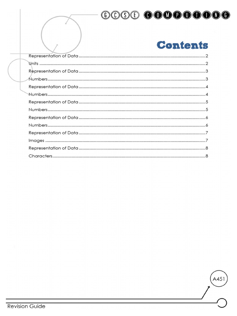 Revision Booklet New | PDF | Byte | Character Encoding