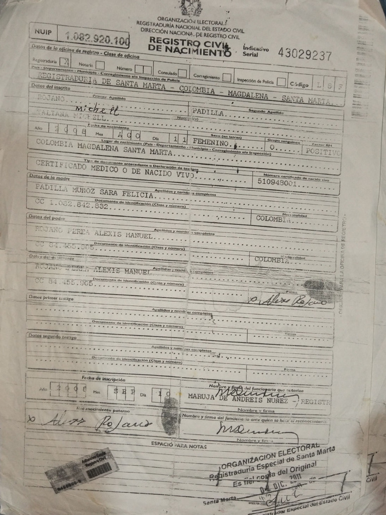 Registro Taliana | PDF