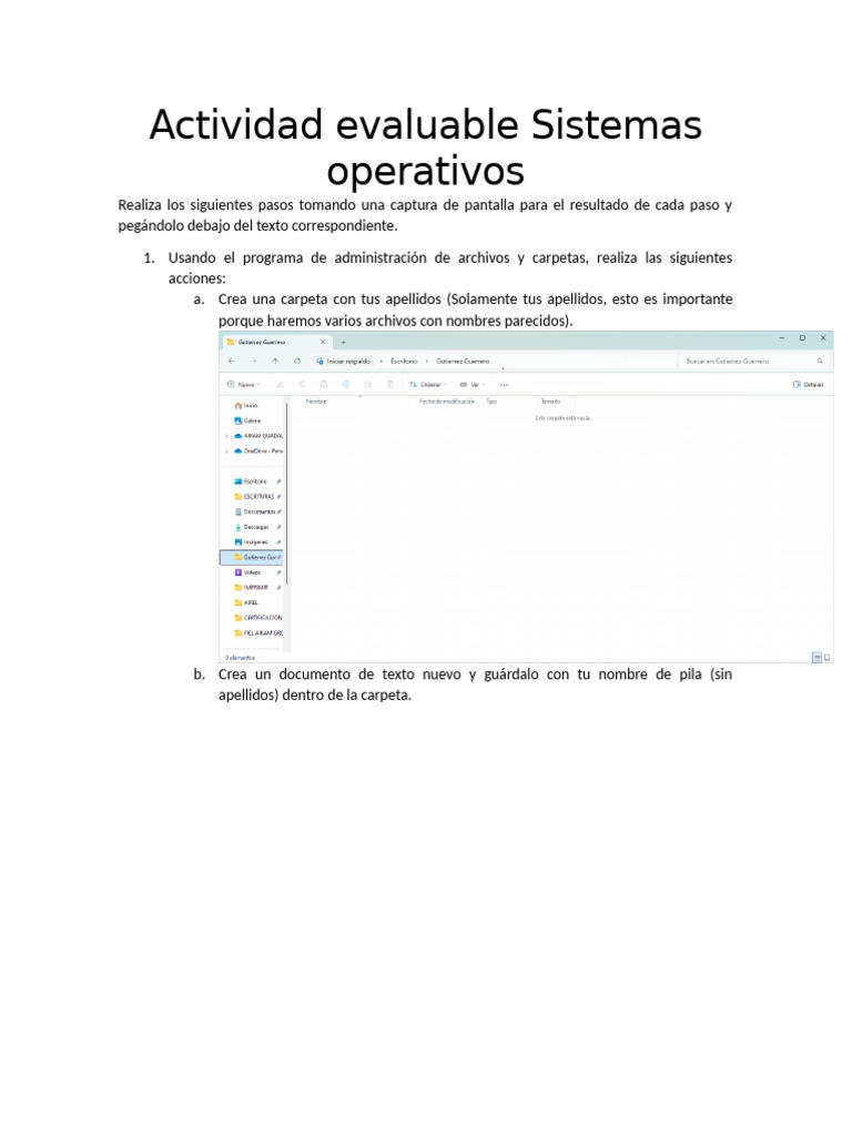 Actividad Evaluable Sistemas Operativos | PDF