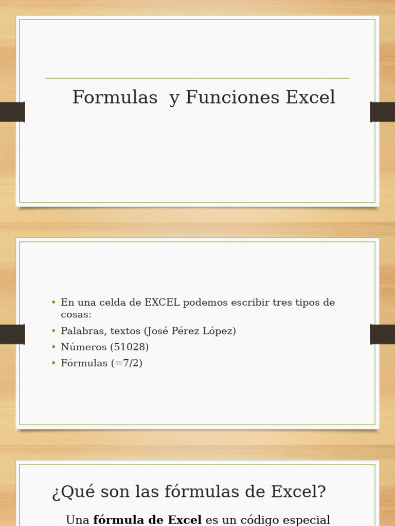 Funciones y Formulas | PDF | Microsoft Excel | Matemáticas