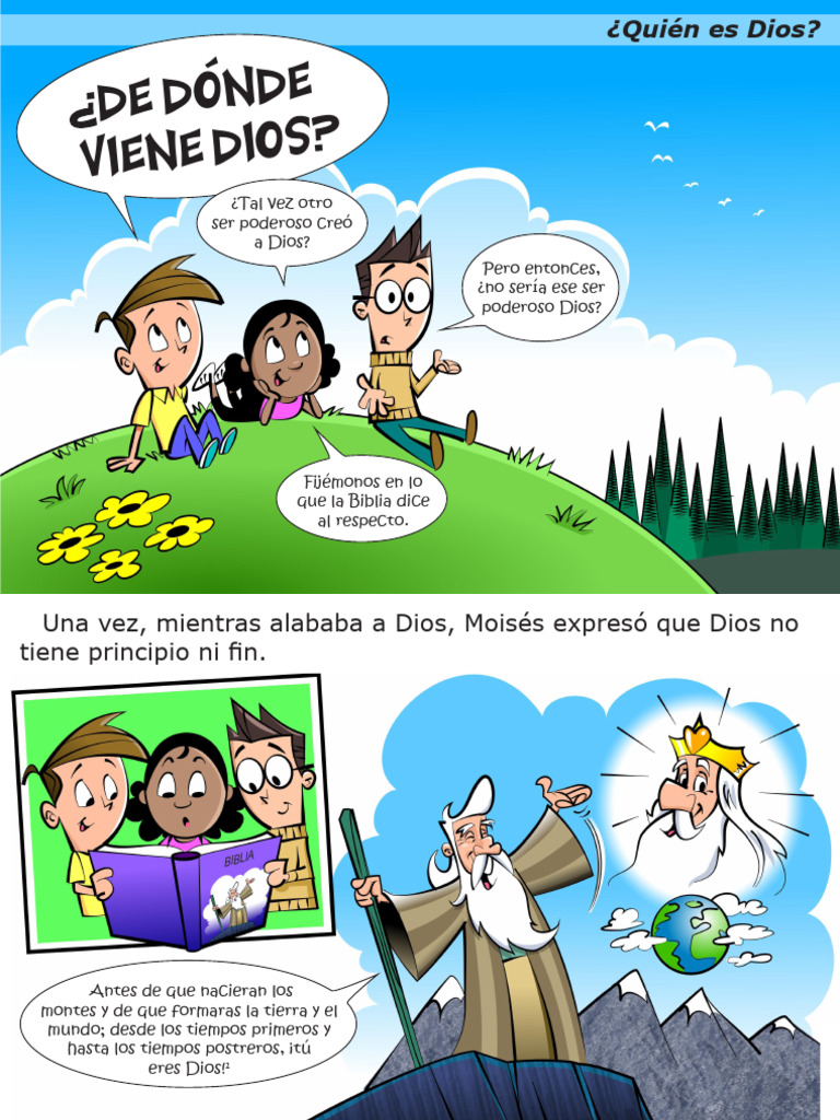 ¿Quién es Dios? Explicación para niños | PDF | Dios | Biblia