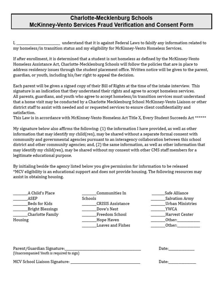 MCV Fraud Verification Consent to Release | PDF