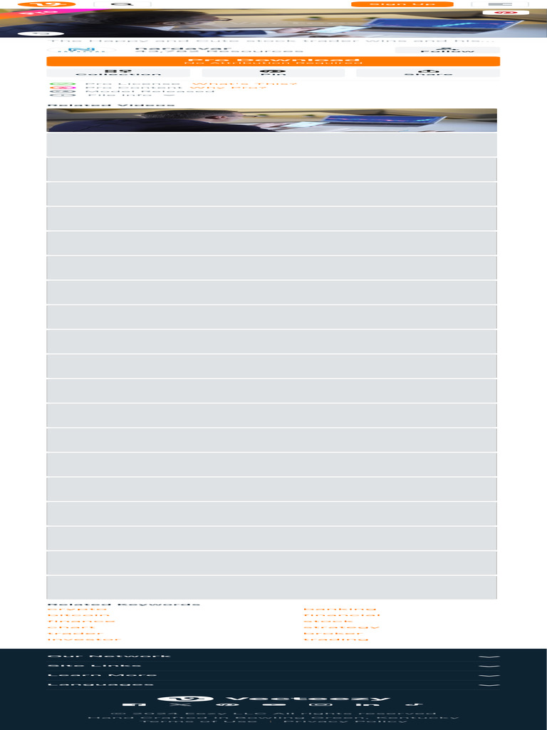 The Happy and Cute Stock Trader Wins and His Stock Rises in Value ...