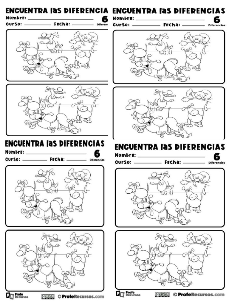Encuentra Las Diferencias | PDF