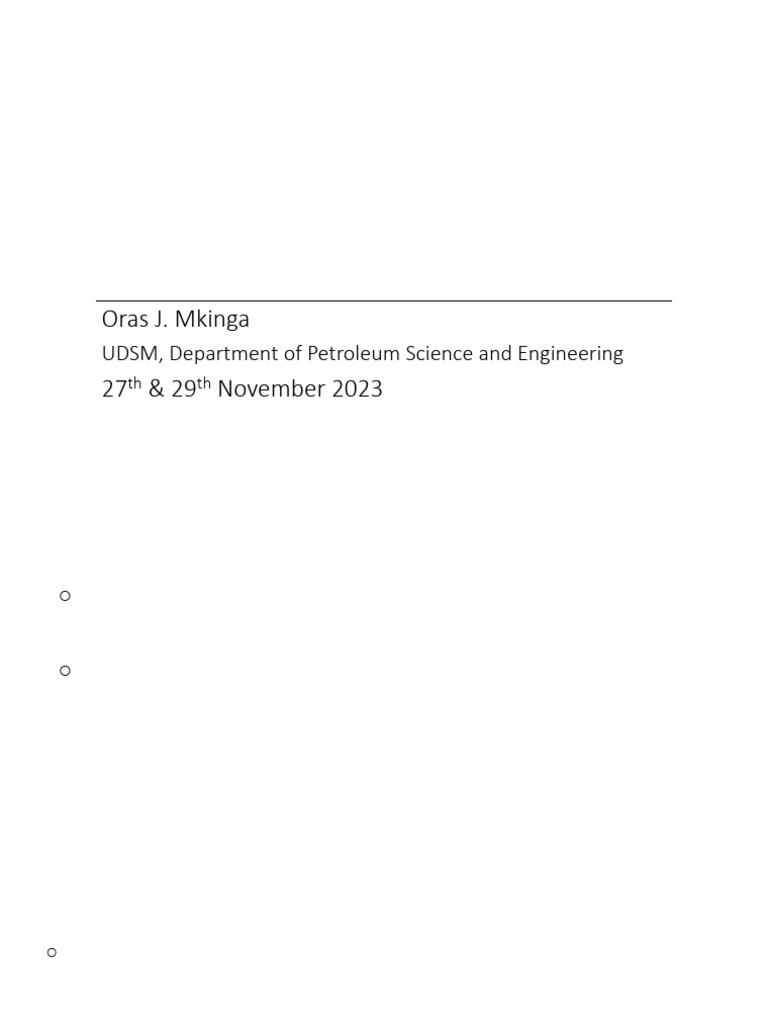 Secondary Reservoir Drive Mechanisms | PDF | Petroleum Reservoir ...
