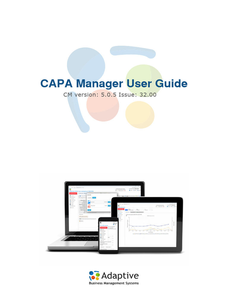 CAPAManager User Guide | PDF | Password | Http Cookie