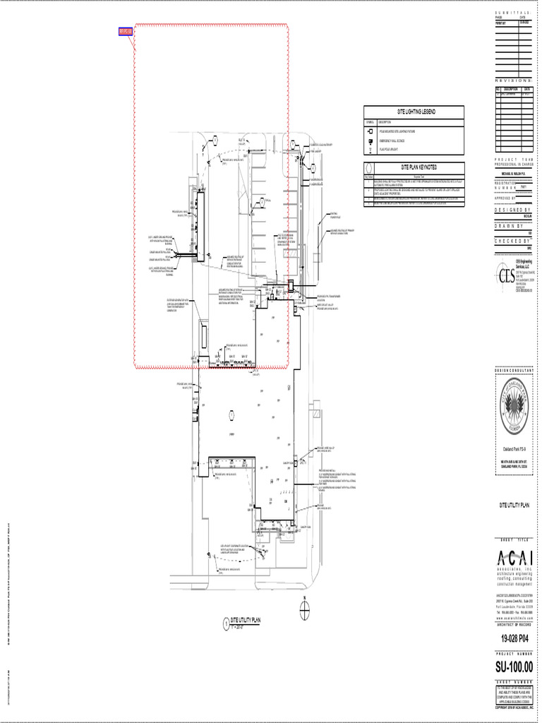 Site Utility Plan for Oakland Park | PDF | Components | Electricity