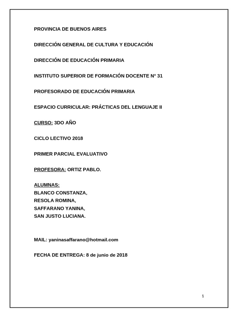 Borrador Pdl. | PDF | Enseñando | Maestros