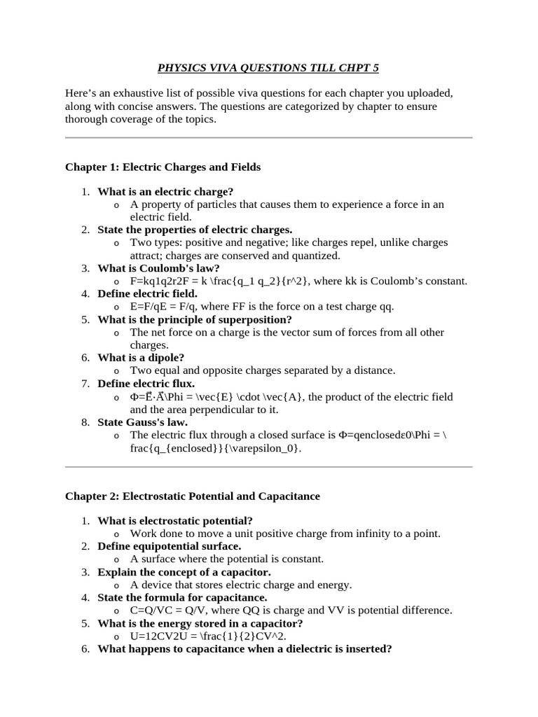 Physics Practical Viva Questions | PDF | Magnetic Field | Rectifier