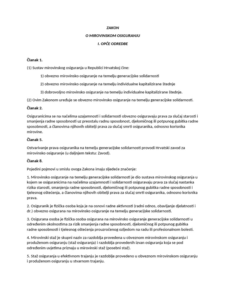 Skripta Zakon RH | PDF