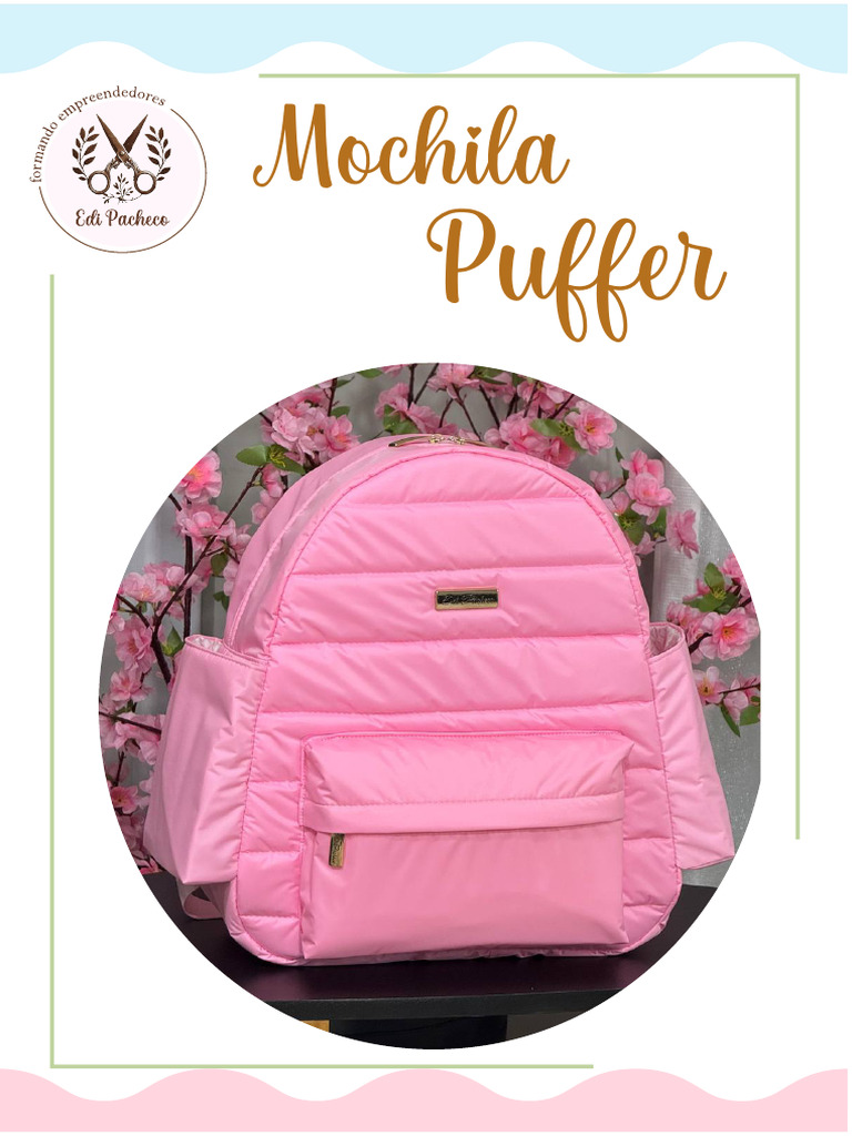 Mochila Puffer TAMANHO A4 | PDF