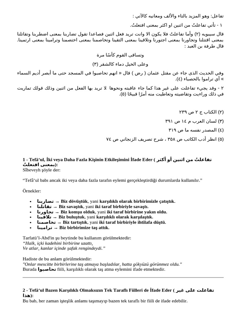 Tefaul Temel Ve Yan | PDF