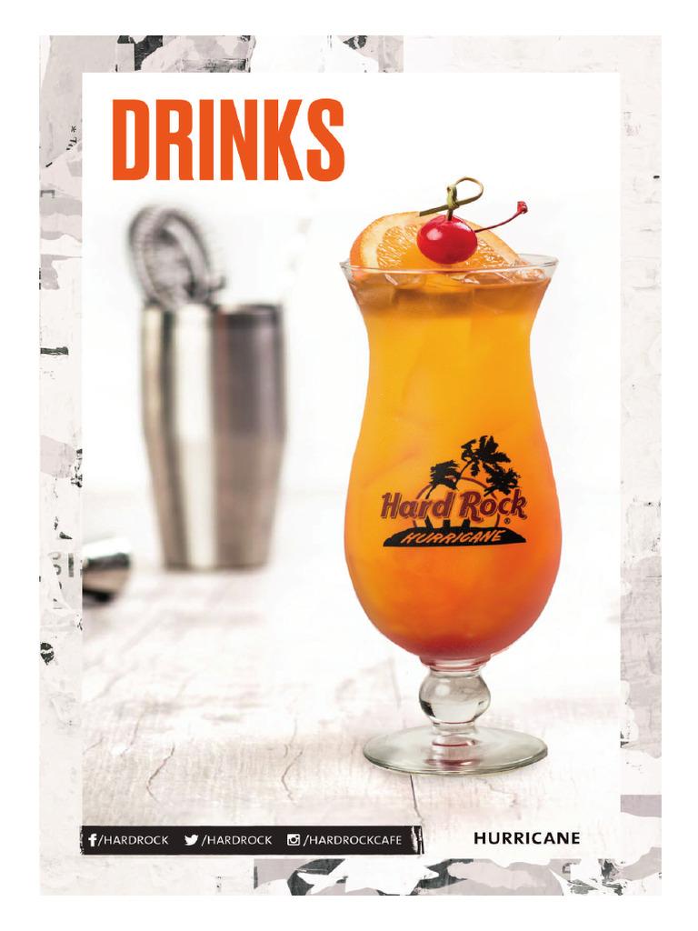 Drinks: Hurricane | PDF | Hamburgers | Bacon