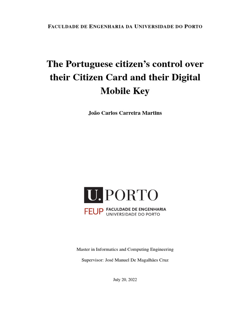 Portugal card | PDF | Personal Identification Number | Public Key ...