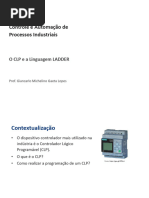 SENAI - Aula de CLP (ATUAL) | PDF | Controlador lógico programável | Entrada/Saída