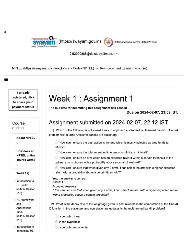 Week 1 Assignment 1 | PDF