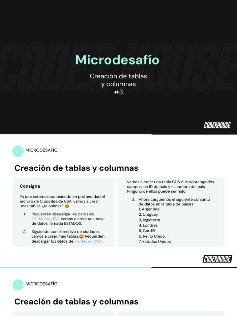 Microdesafío 3 | PDF
