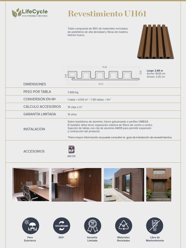 Revestimiento-UH61 | PDF