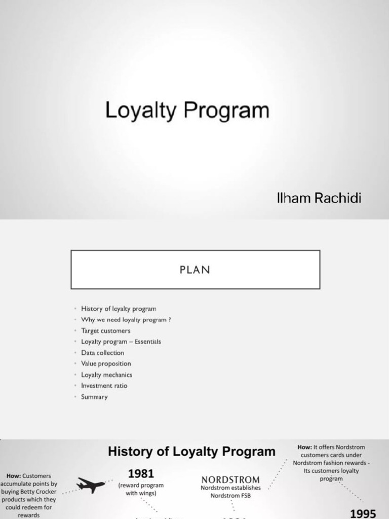Presentation (Loyalty Program) | PDF