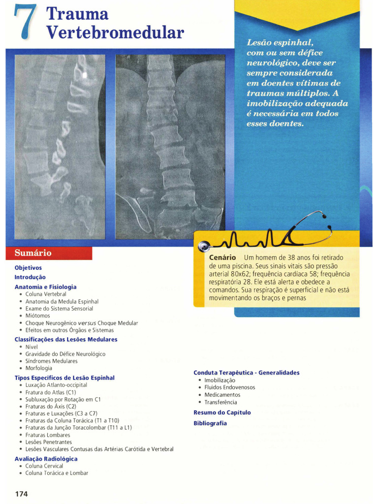 ATLS - 9Â Ediã Ã o Trauma Vertebromedular | PDF