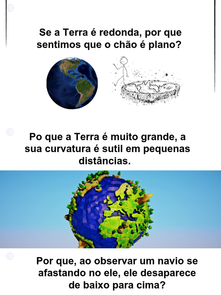A Forma da Terra: Mitos e Fatos | PDF | Terra | Satélite
