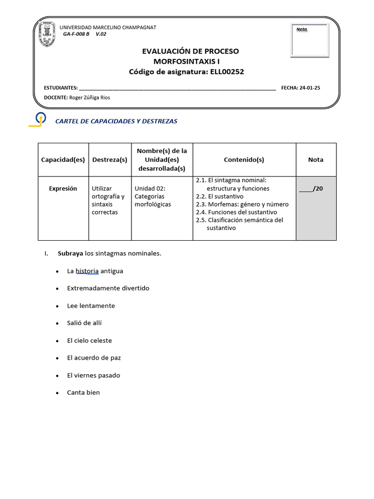 GA-F-008 B FORMATO EV. DESARROLLO - PROCESO - PARCIAL - FINAL V.02 (1) - Terminado | PDF ...