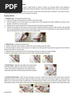 Massage Draping Techniques Guide | PDF