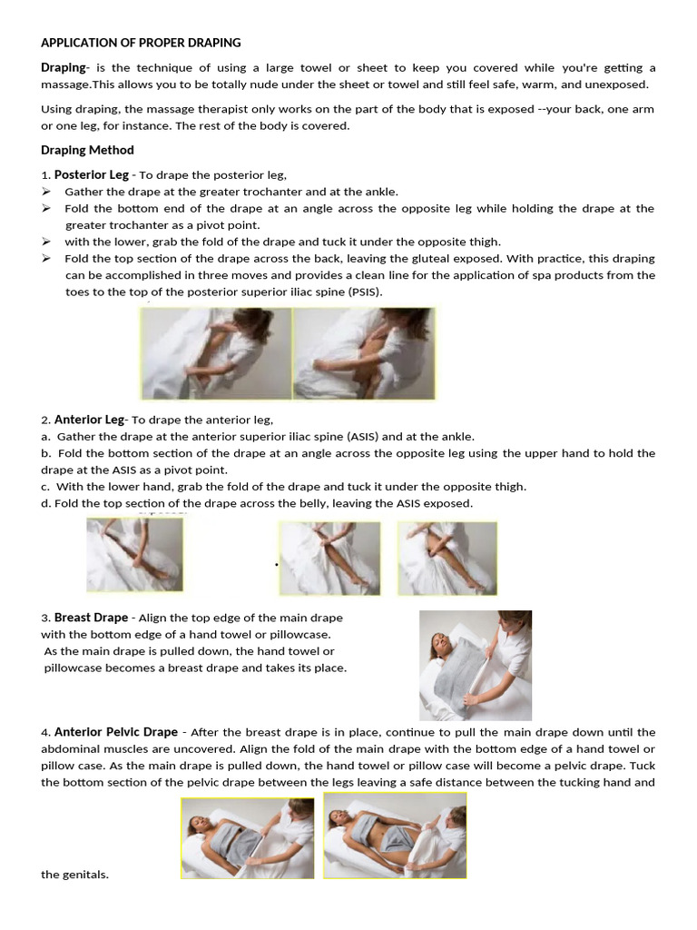 3rd Q Application of Proper Draping. | PDF | Musculoskeletal System
