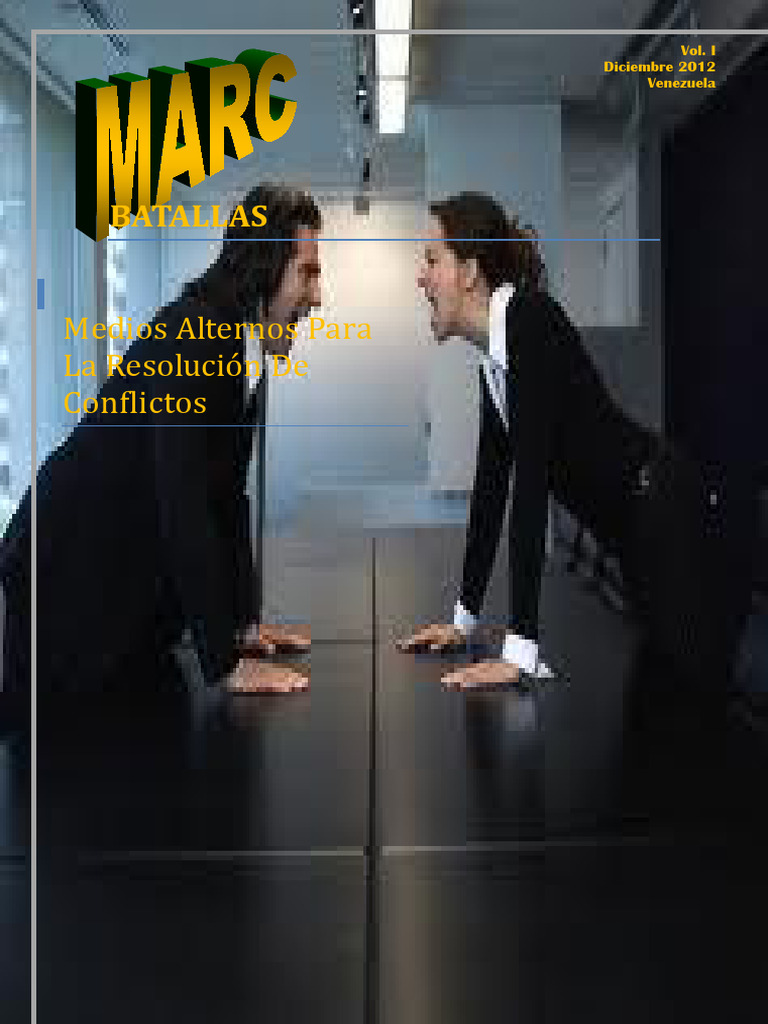 Resolucion de Conflictos 2 | PDF | Mediación | La resolución de conflictos