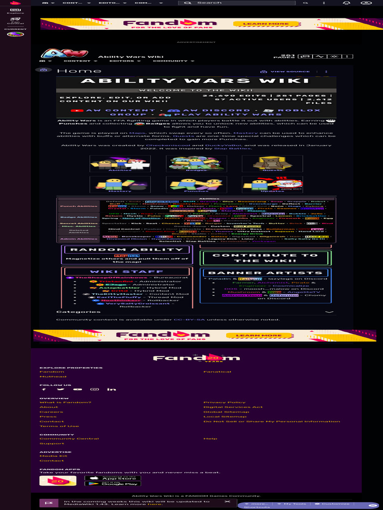 Ability Wars Wiki Fandom | PDF