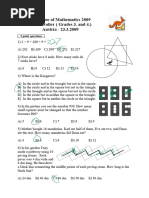 Grade 4 Maths Sample Papers with Answers | PDF | Elementary Geometry
