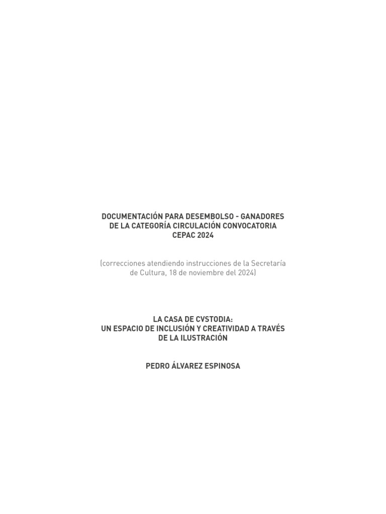 Desembolso - Ganadores | PDF