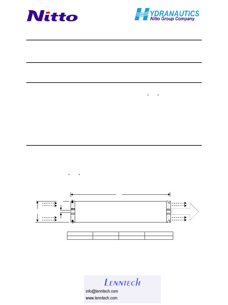 Hydranautics ESPA2 MAX L | PDF | Membrane | Separation Processes