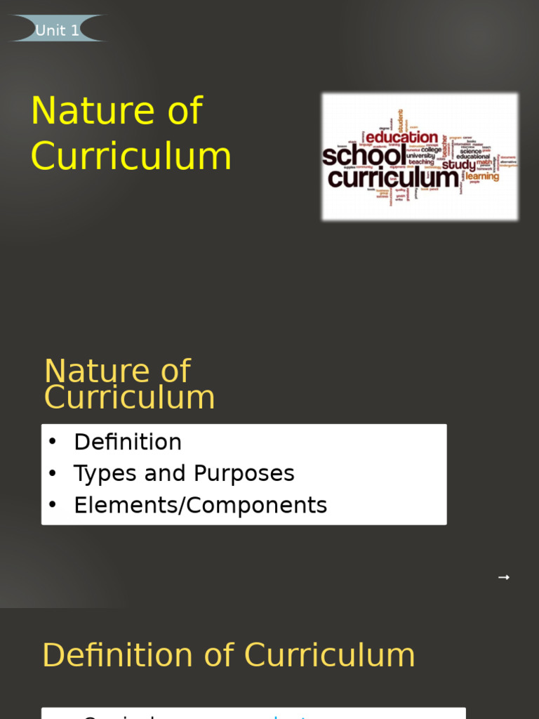 Nature of Curriculum 2 | PDF | Curriculum | Intelligence
