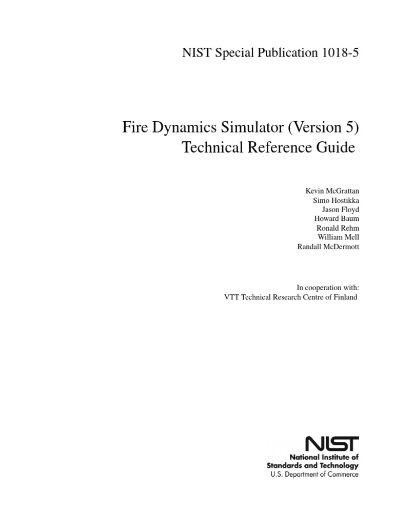 Fire Dynamics Simulator Technical Guide | PDF | Computational Fluid ...