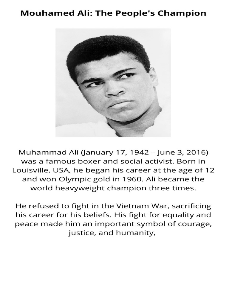 Muhammad Ali | PDF
