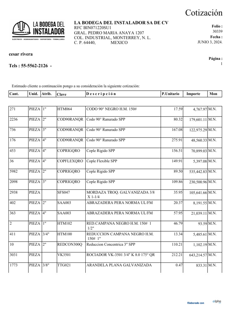 Cotizav 20240613 004i7d | PDF