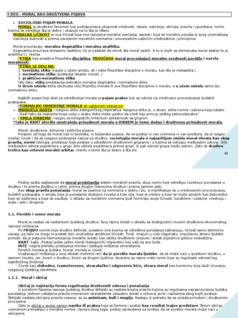 Etika Cela Skripta | PDF