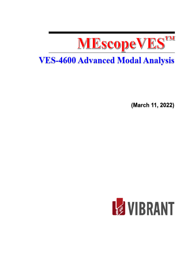 Advanced Modal Analysis | PDF | Normal Mode | Resonance