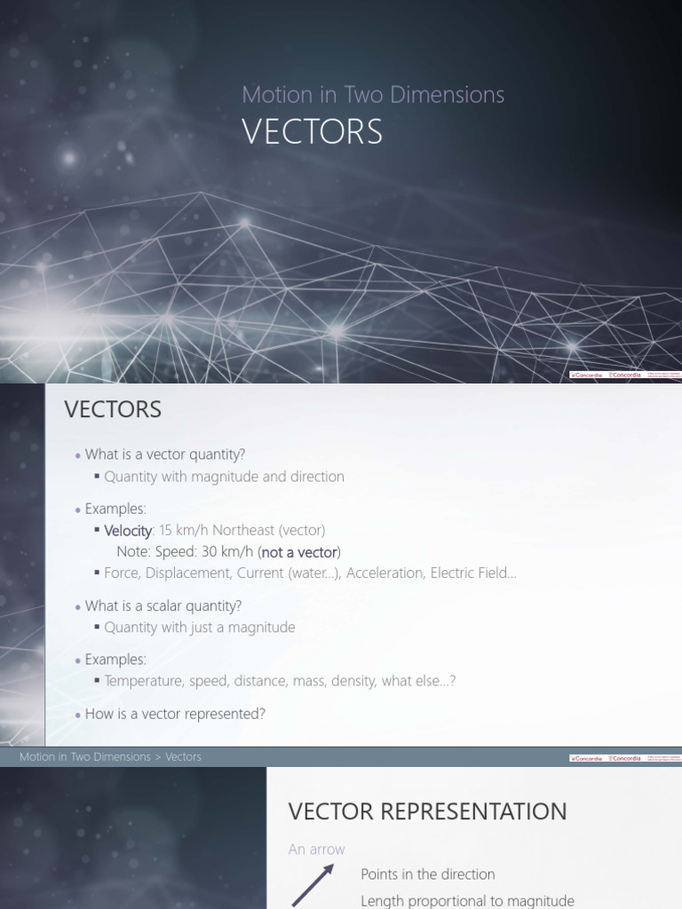 PHYS204 L3 Lecture Slides | PDF | Euclidean Vector | Acceleration
