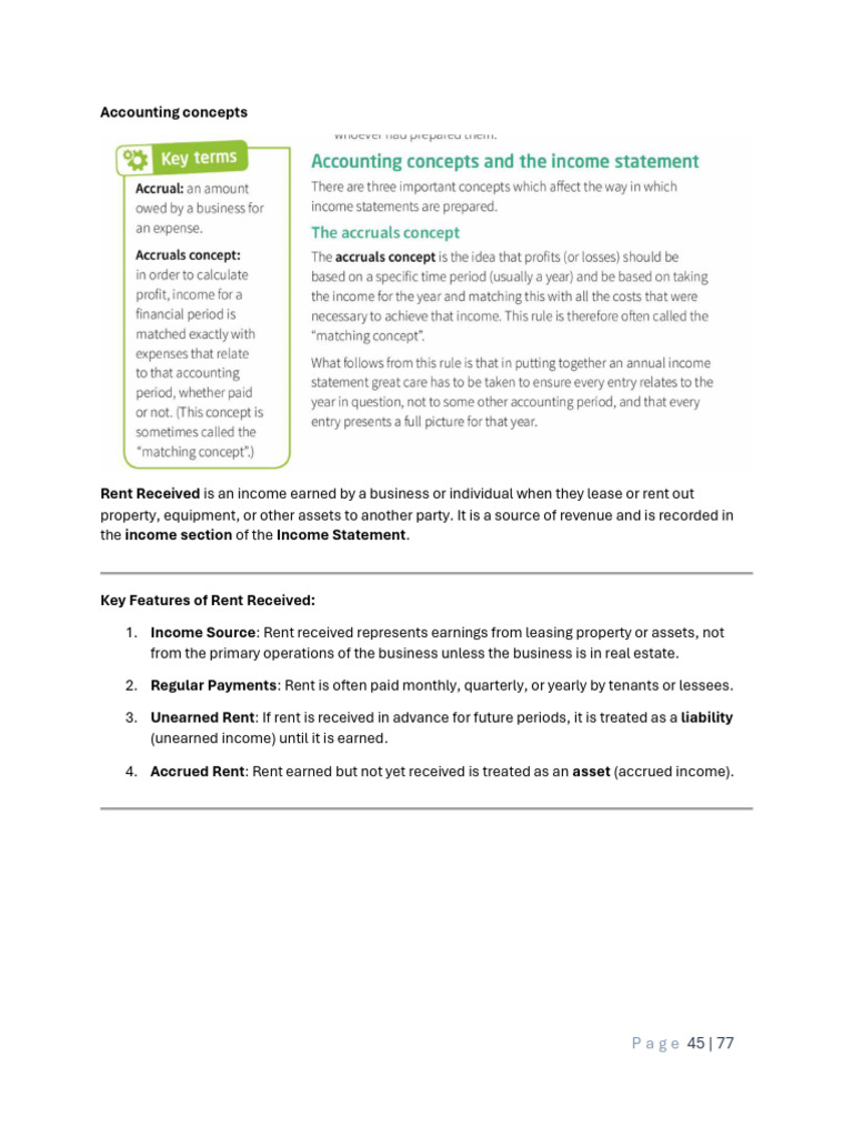 Rent Accounting: Accruals and Adjustments | PDF | Debits And Credits ...
