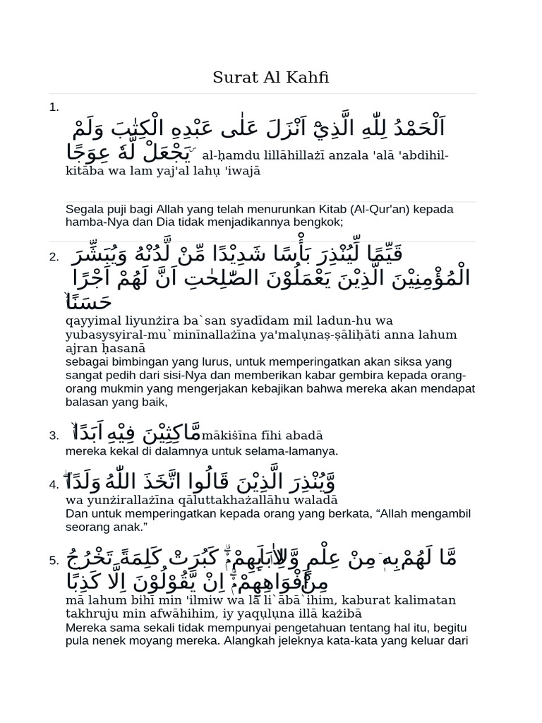 Surat Al Kahfi | PDF