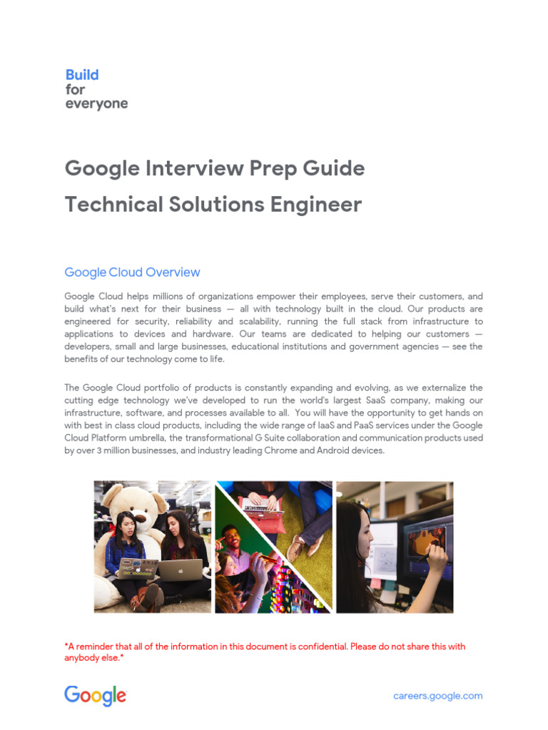 TSE Google Interview Prep Guide | PDF | Internet Protocol Suite | Cloud Computing