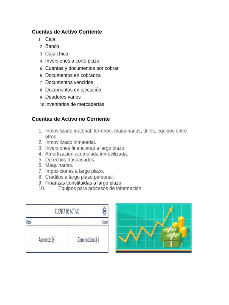 Cuentas de Activo Corriente | PDF
